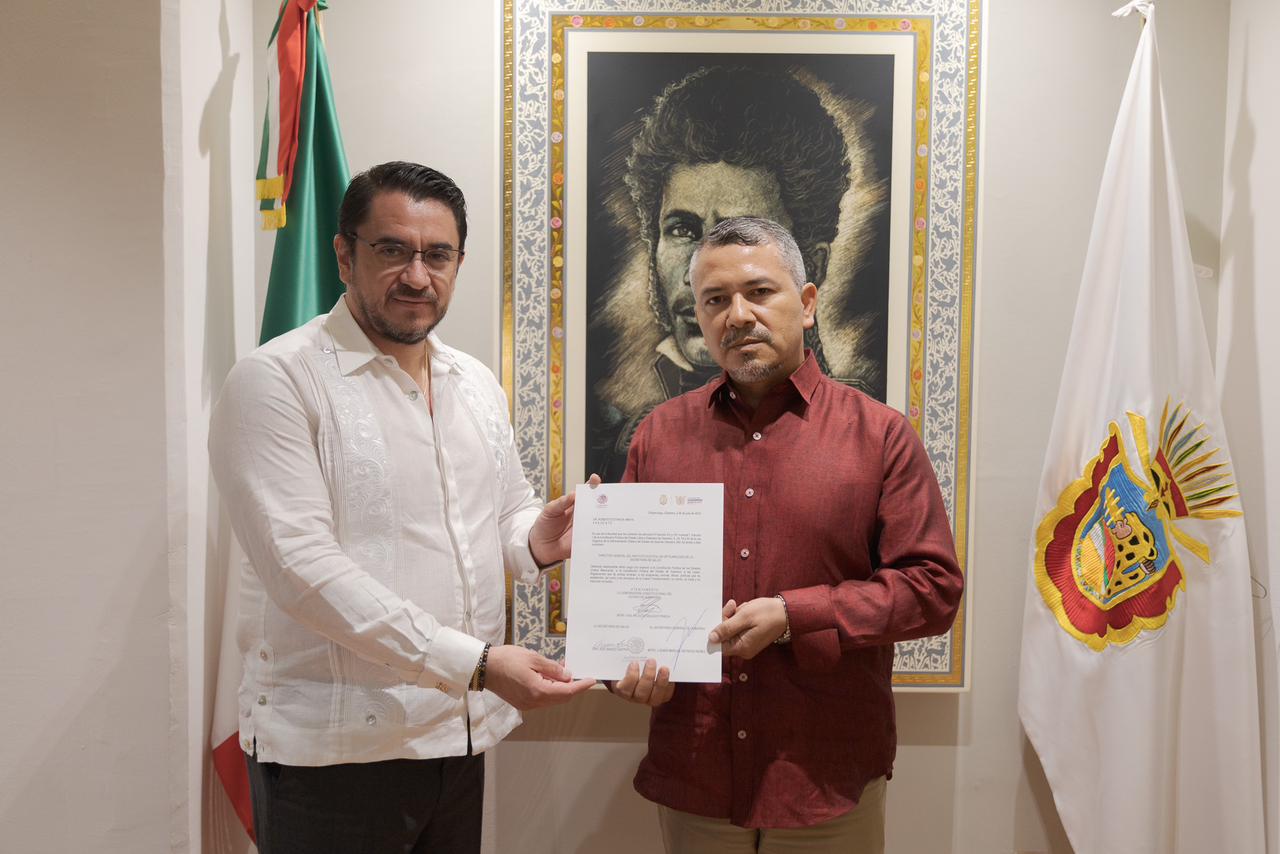 El secretario general de gobierno, Ludwig Marcial Reynoso Núñez realizó ...
